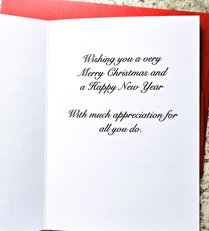 Christmas Card for Postal Worker Mailman Mailwoman Mail Carrier - Etsy