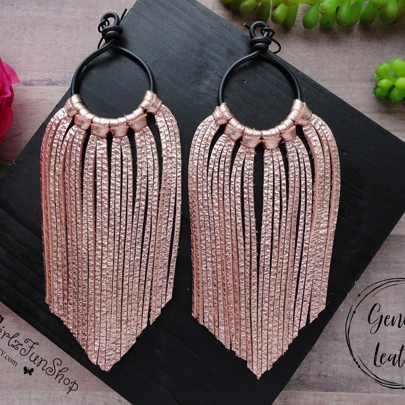 Fringe Earrings - Etsy