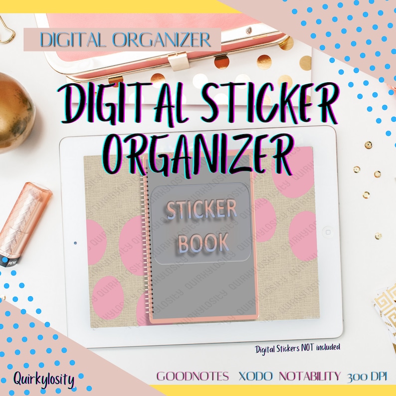 Digital Planner Sticker Organizer, Goodnotes, Notability, Sticker ...
