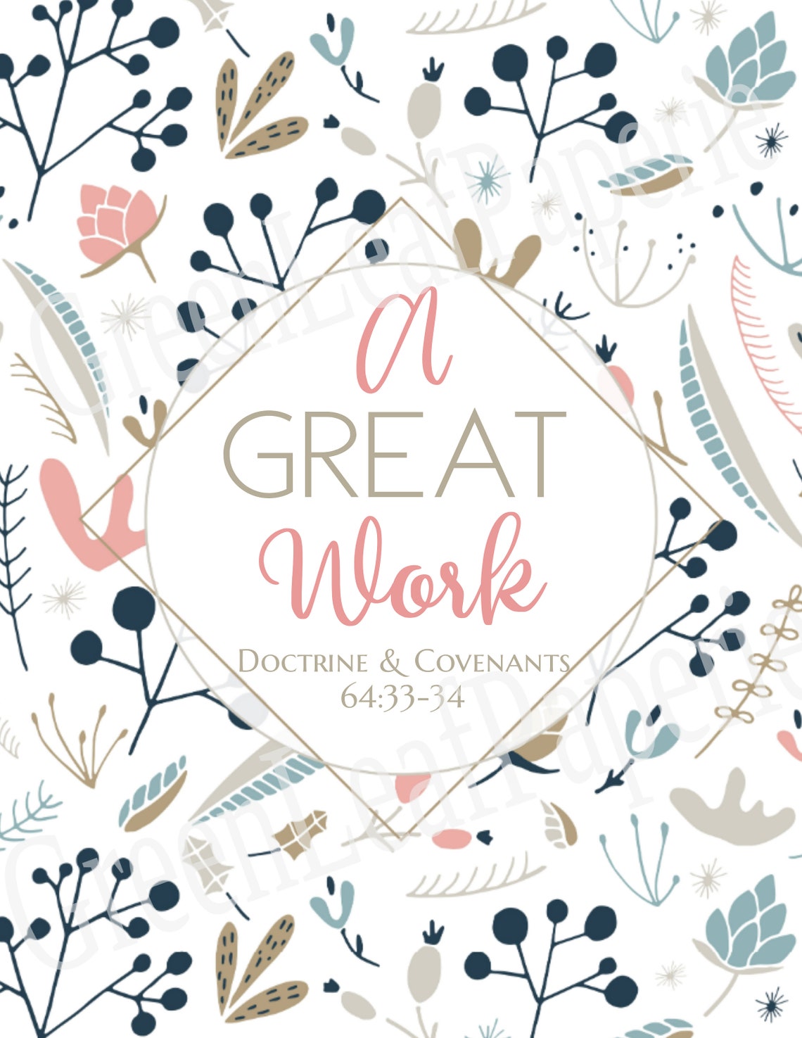 2 Editable 2021 Young Women A Great Work Handout Templates 2 - Etsy