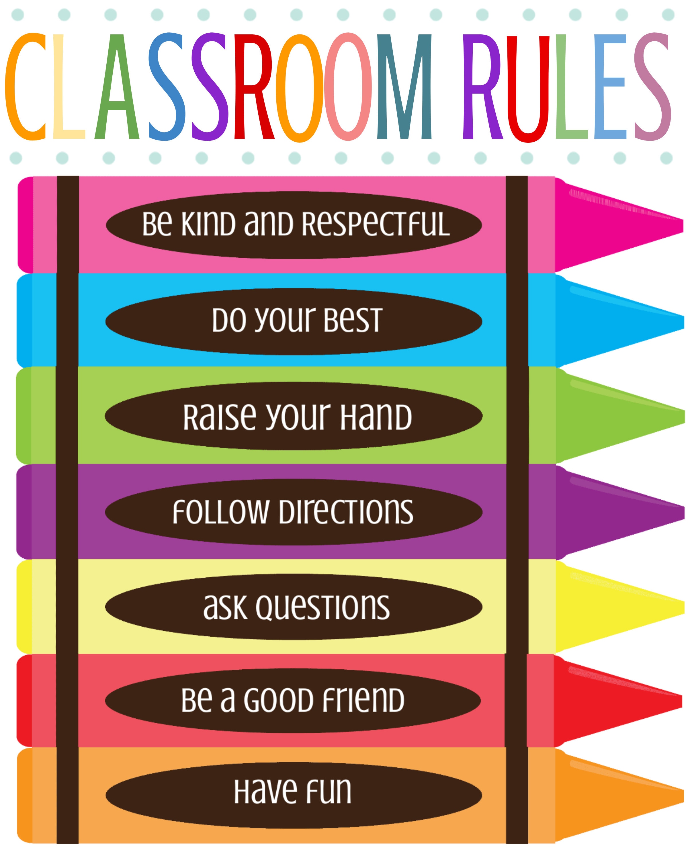 2 EDITABLE Classroom Rules Templates; Class Decor Poster; Back to ...