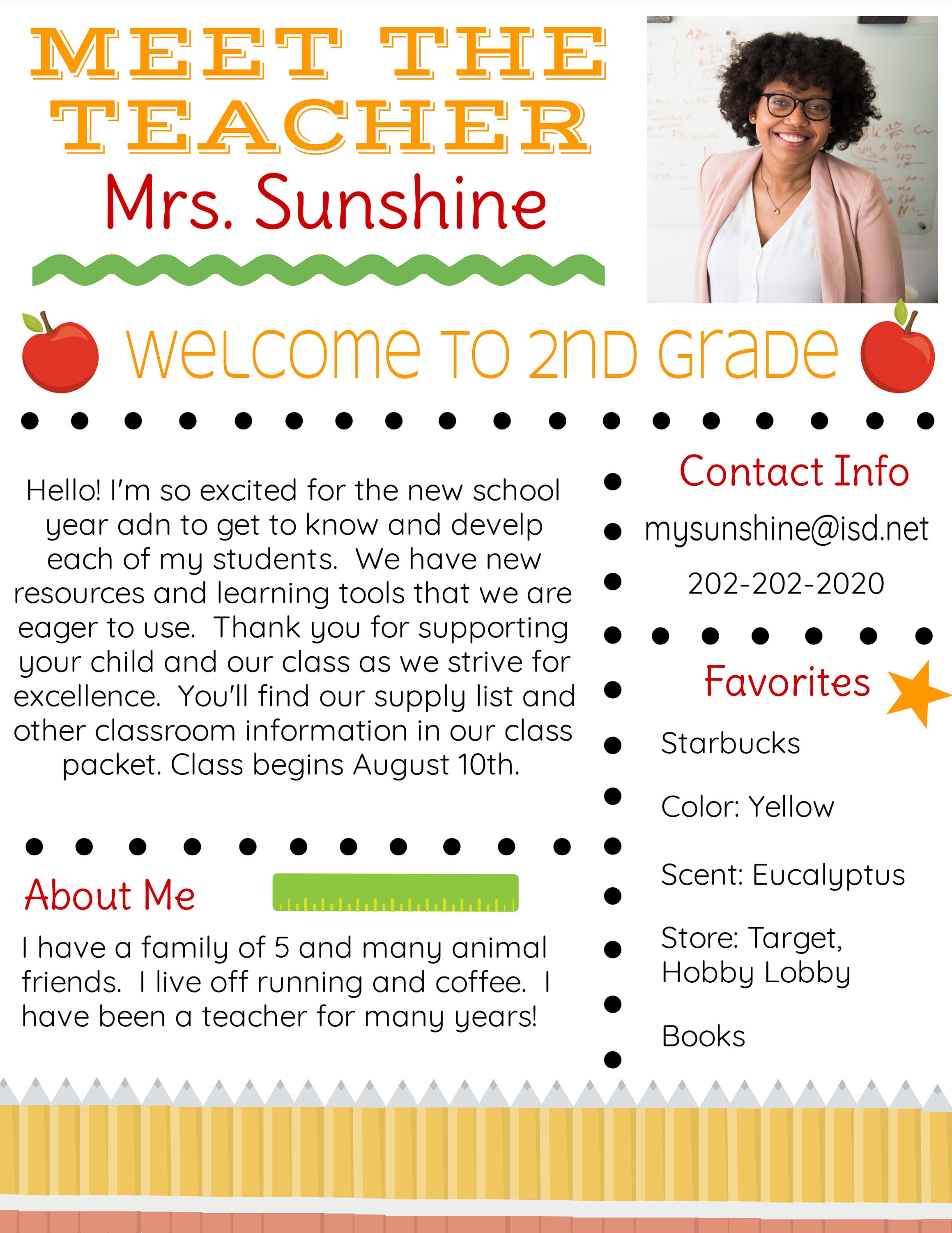 EDITABLE Meet the Teacher Template; Welcome Back to School; Teacher ...