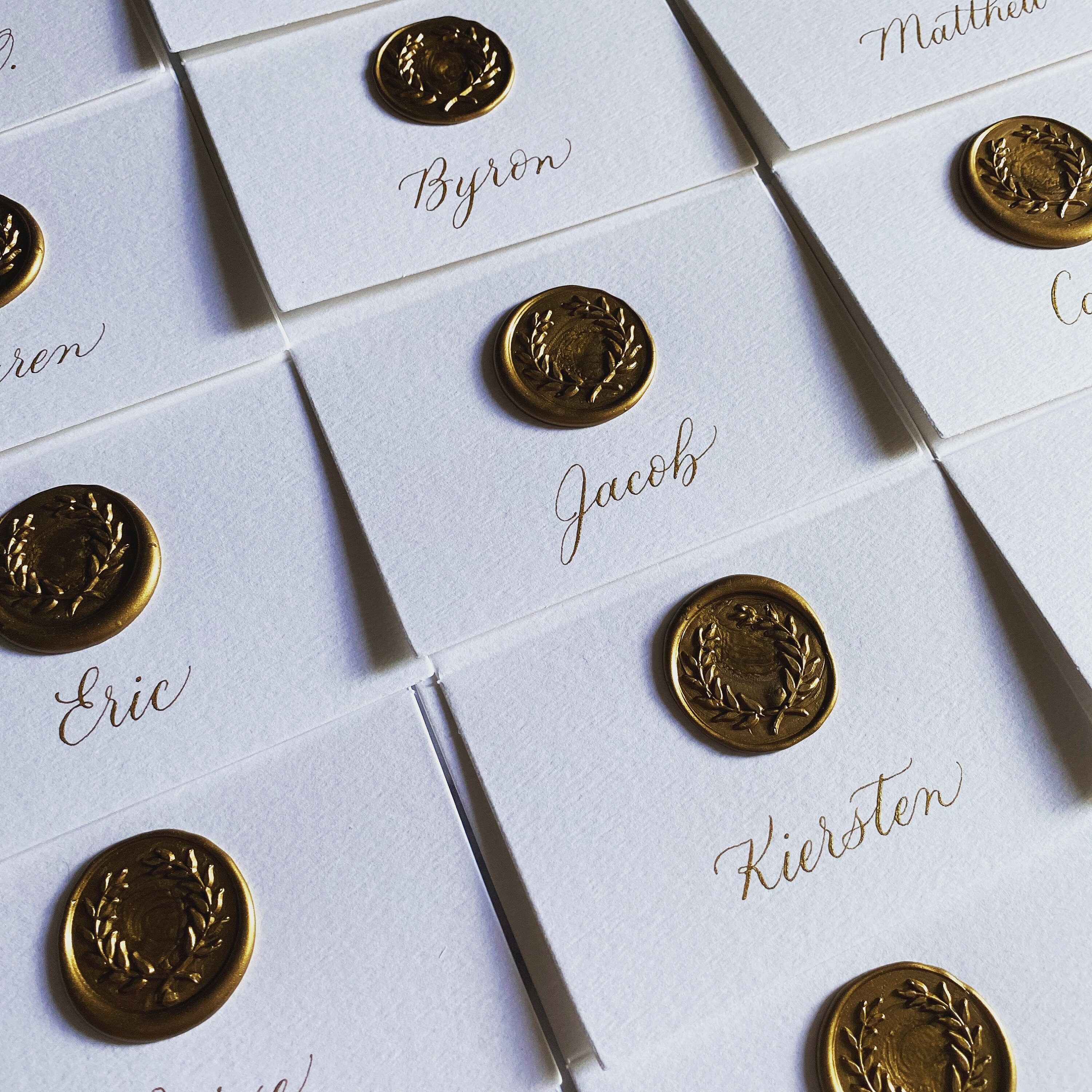 Wax Seal Place Card - Etsy