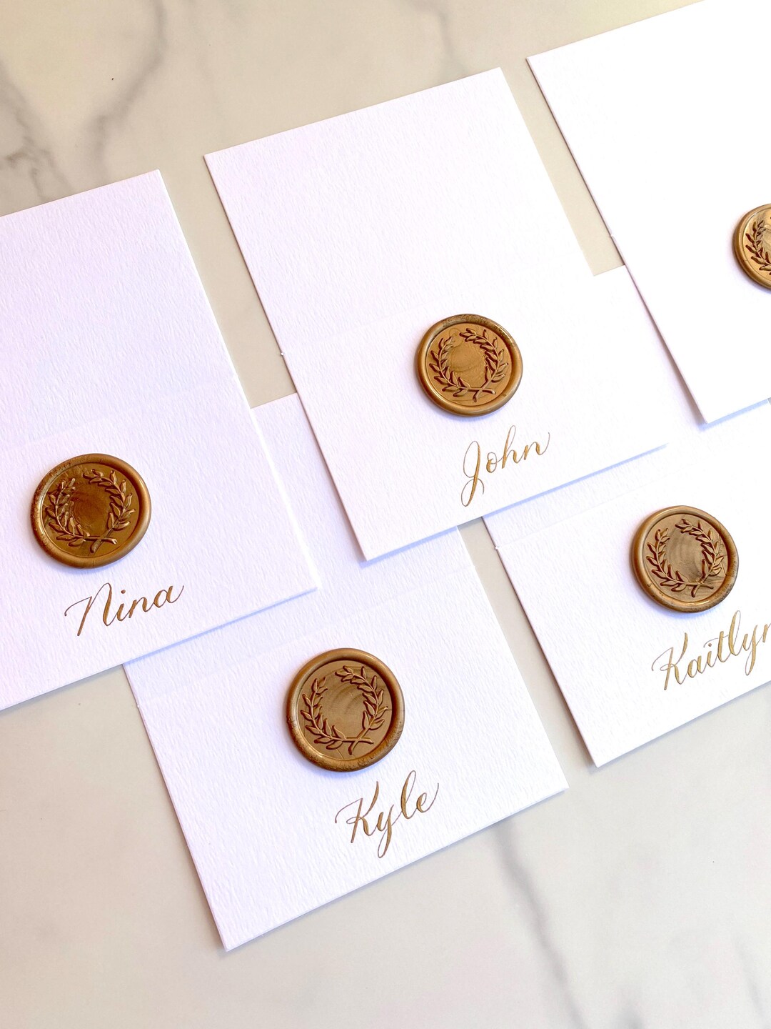 Wax Seal Place Card - Etsy