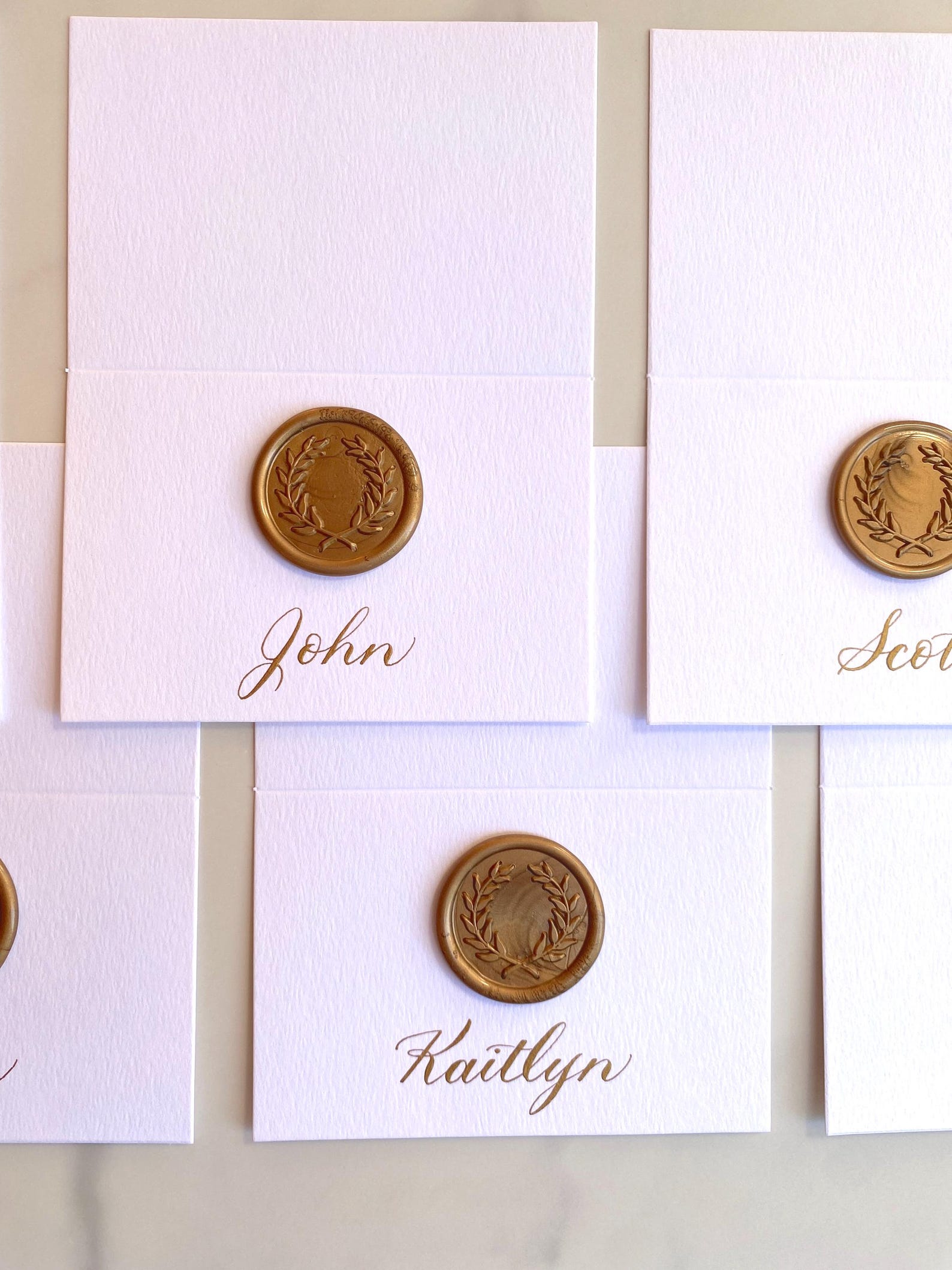 Wax Seal Place Card - Etsy