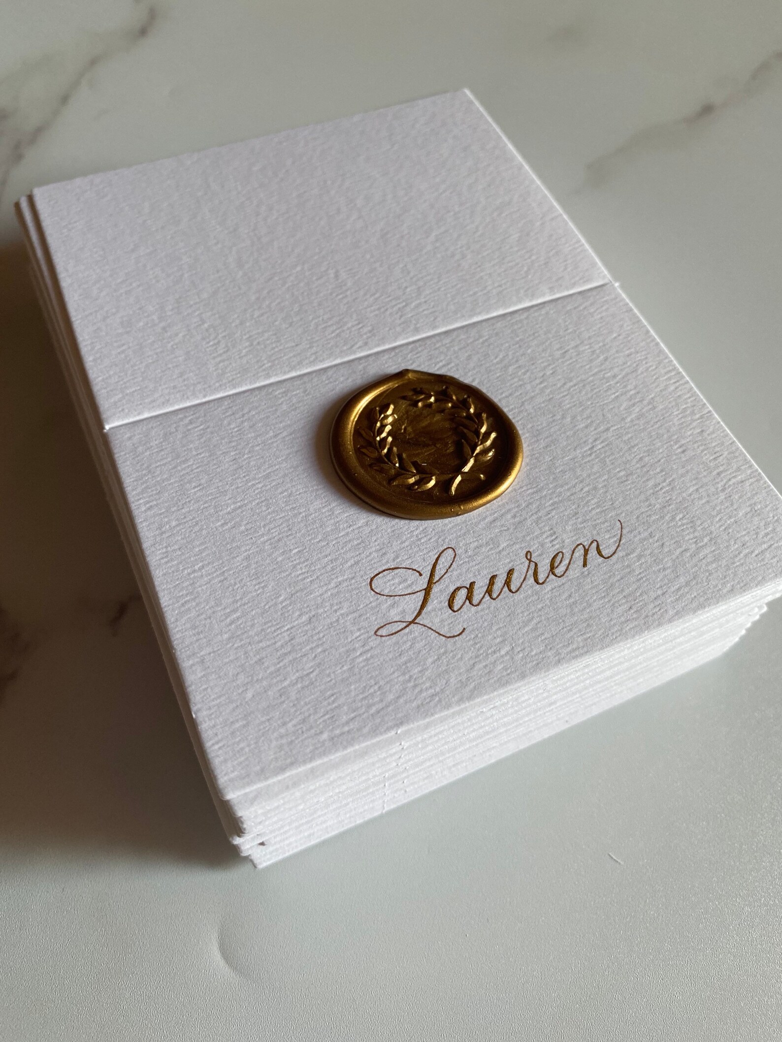 Wax Seal Place Card - Etsy