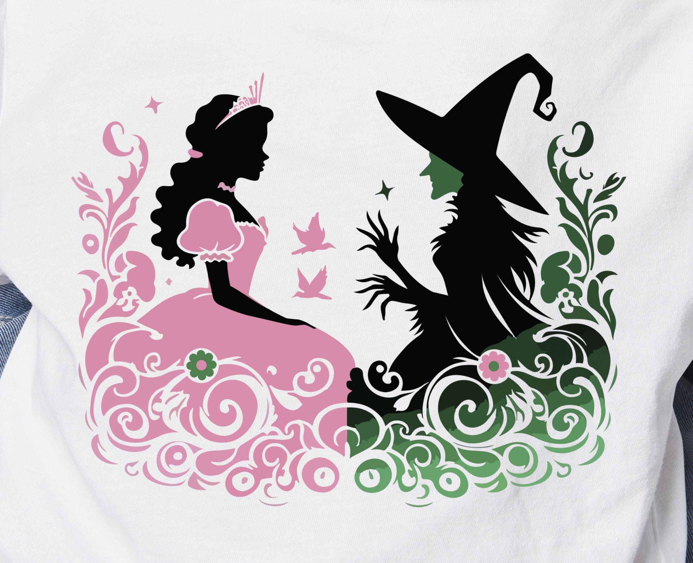 Wicked Png, Witches of OZ Png, Digital Download, Witches Png, Pink and ...