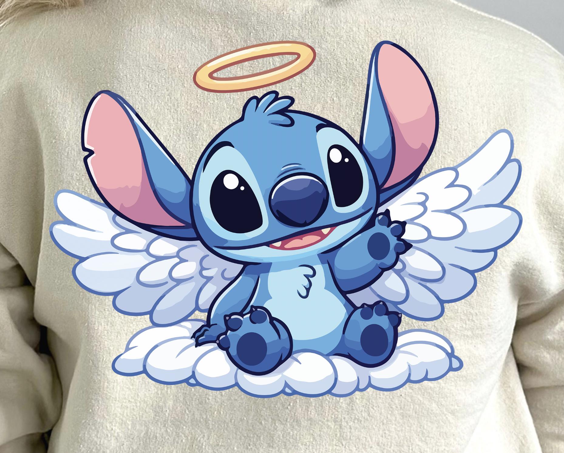 Stitch Angel, Stitch Angel Wings Png, Stitch Cute Png, Stitch Digital ...