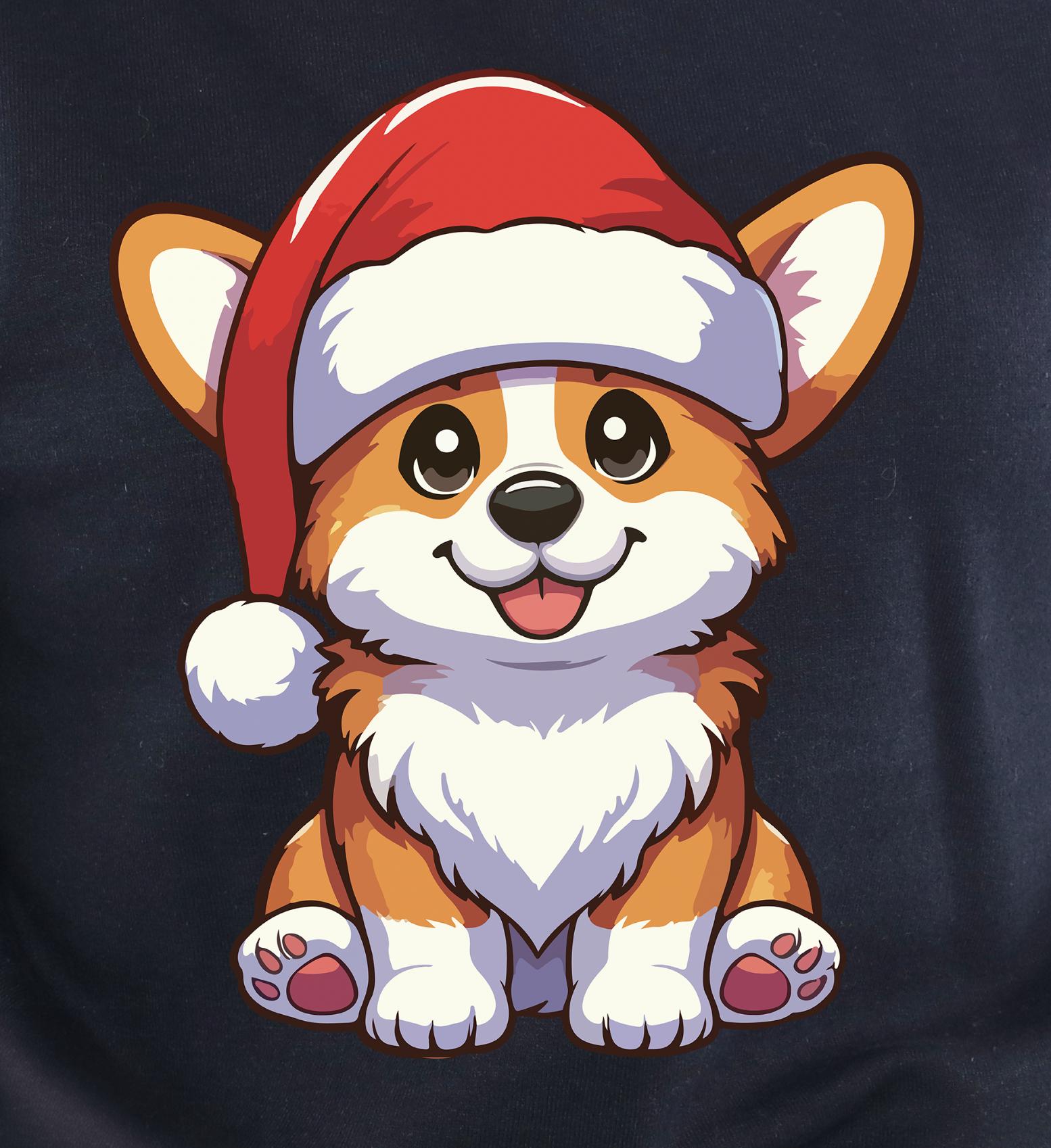 Christmas Corgi Cute Png, Png Corgi, Christmas Dog Png, Corgi Dog ...