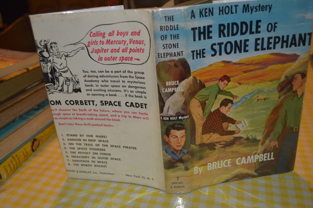 Ken Holt the Riddle of the Stone Elephant 1949 - Etsy