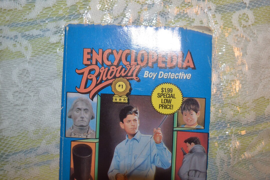 Encyclopedia Brown Boy Detective by Donald J. Sobol 1995 Ex Lib - Etsy