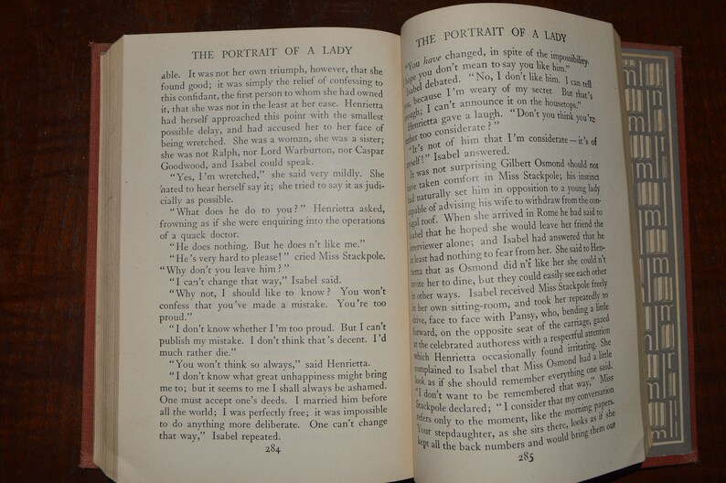 The Portrait of a Lady by Henry James 1951 - Etsy