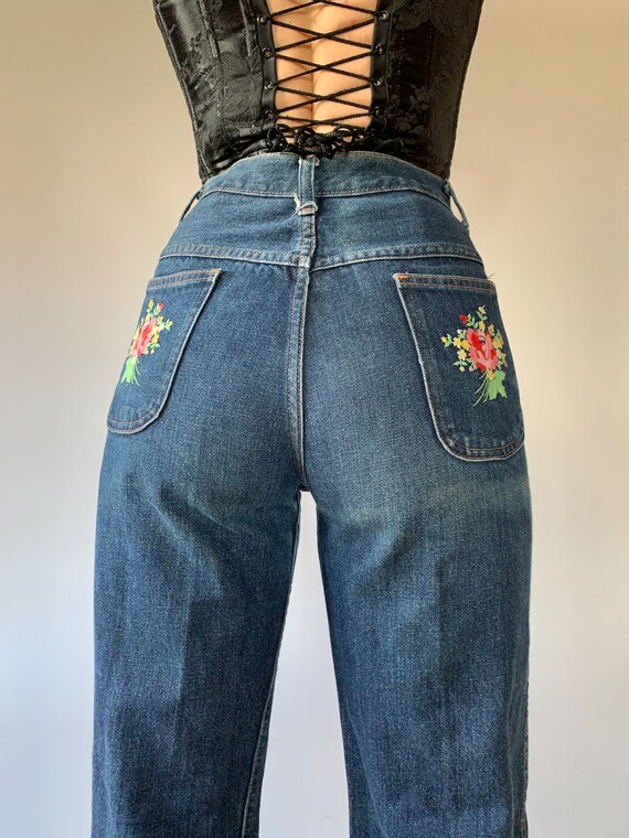 vintage embroidered 70s - Gem