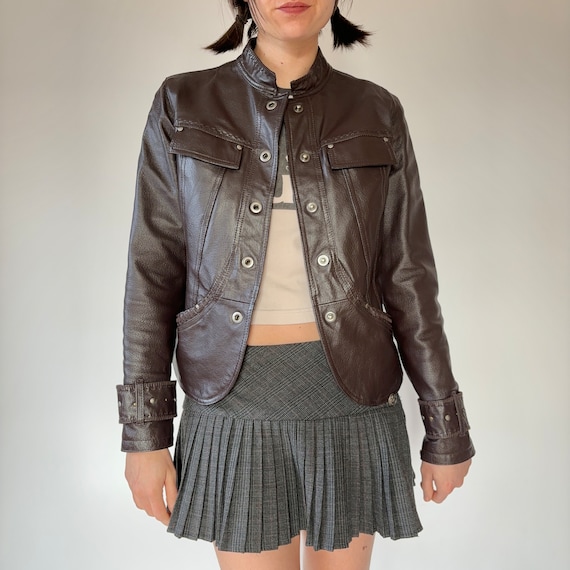 2000s Leather Jacket (S) - Gem