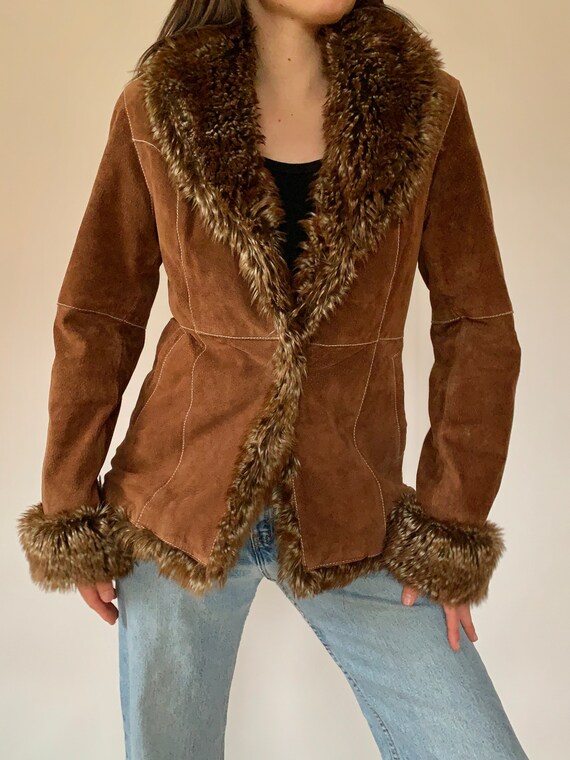 y2k fur coat - Gem