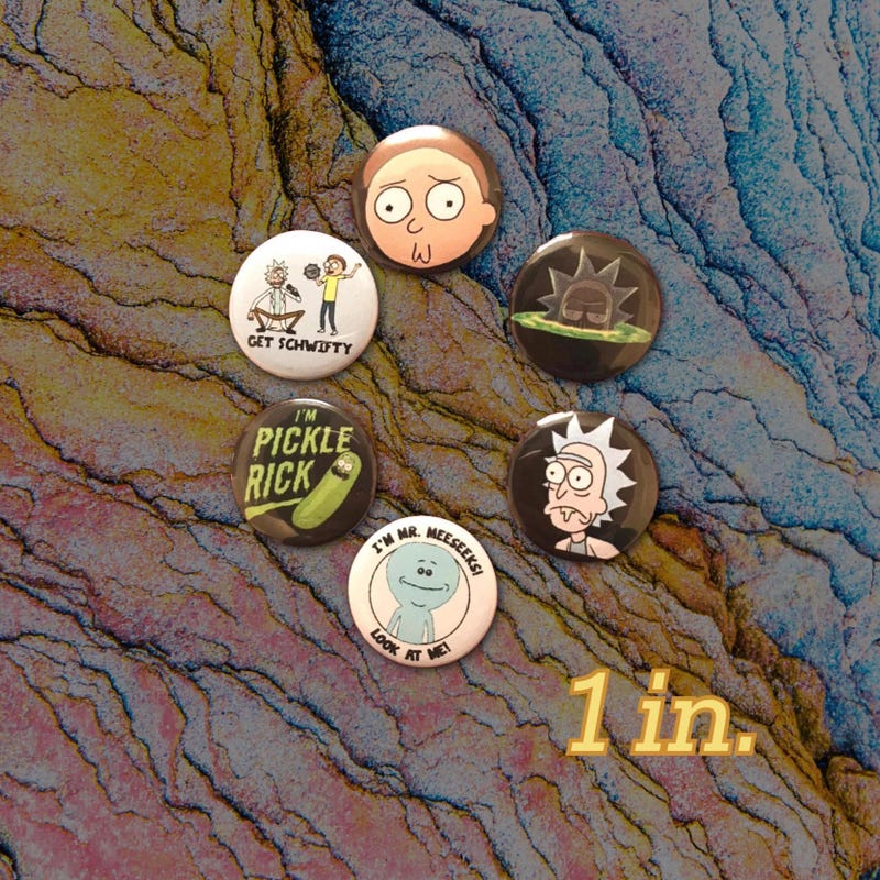 Rick and Morty Pin - Etsy
