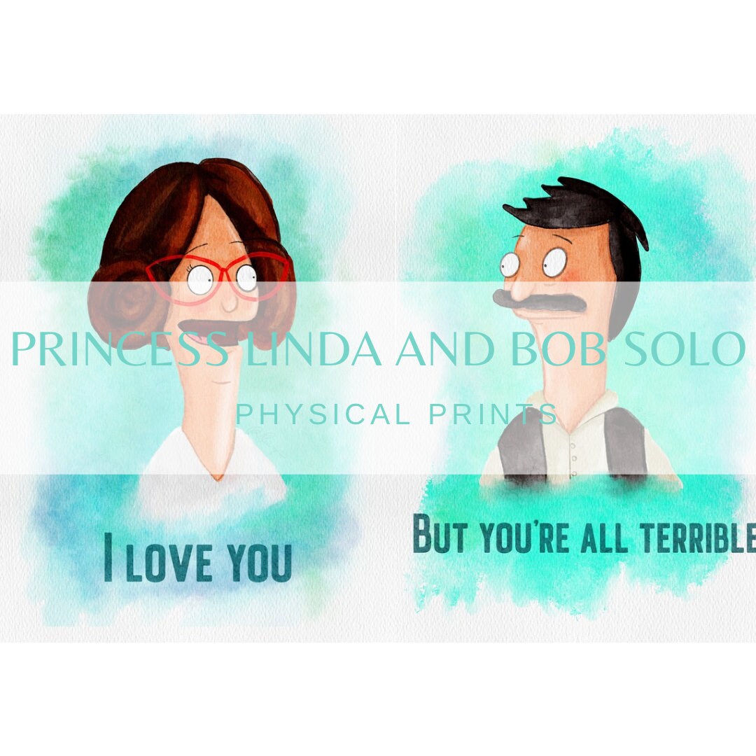 Bob's Burgers Inspired-princess Linda and Bob Solo - Etsy