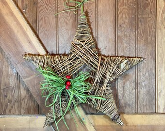 Grapevine Star - Etsy