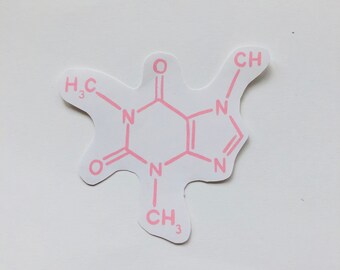 Molecule Sticker | Etsy