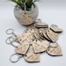 Custom Wood Memorial Heart Keychain - Personalized Remembrance Keepsake ...