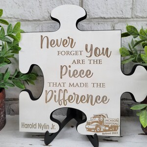 Personalized Retirement Puzzle Piece, Engraved Farewell Gift - Etsy