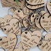 Custom Wood Memorial Heart Keychain - Personalized Remembrance Keepsake ...