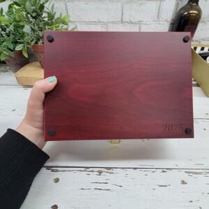 Personalized Engraved Wood Keepsake Box | Custom Christian Gift | First ...