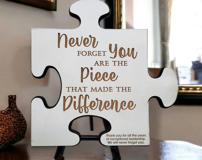 Every Piece Matters Just Like You. Wood, Puzzle Piece, Hand Painted ...