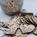 Custom Wood Memorial Heart Keychain - Personalized Remembrance Keepsake ...