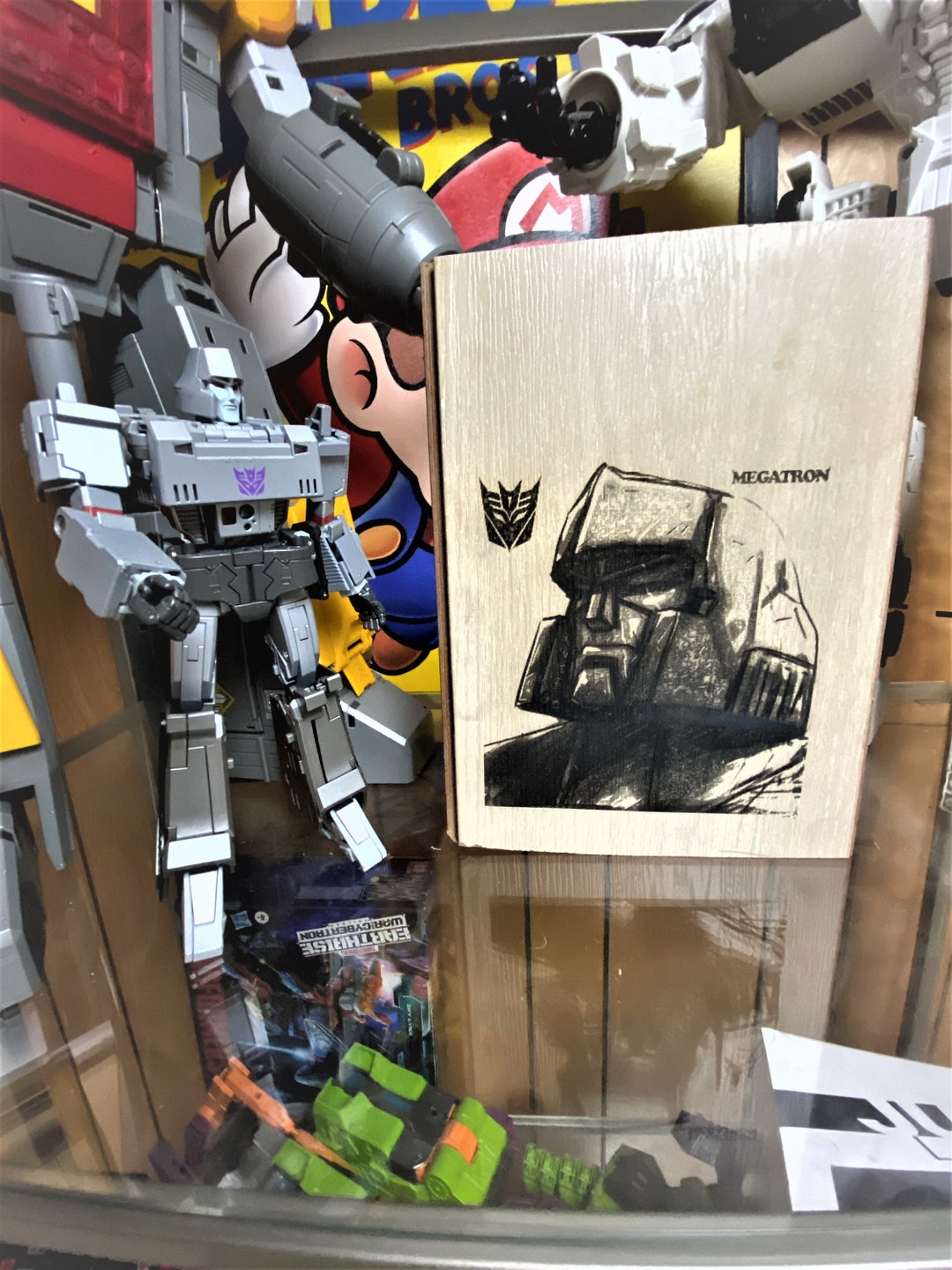 Transformers G1 Custom Megatron Laser CNC Burn Wood Engravement Plank ...