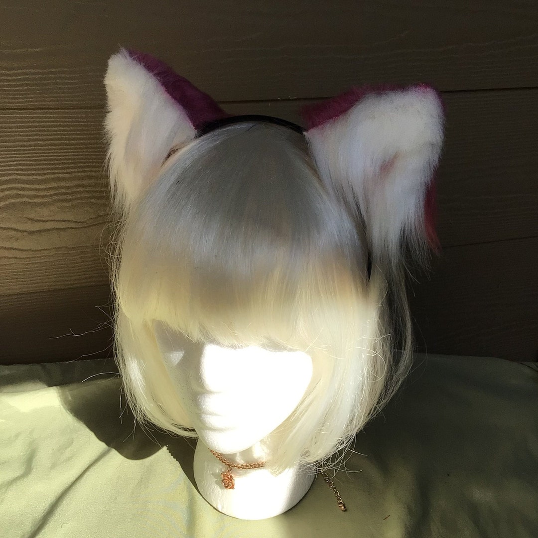 Raspberry Cat Ears - Etsy