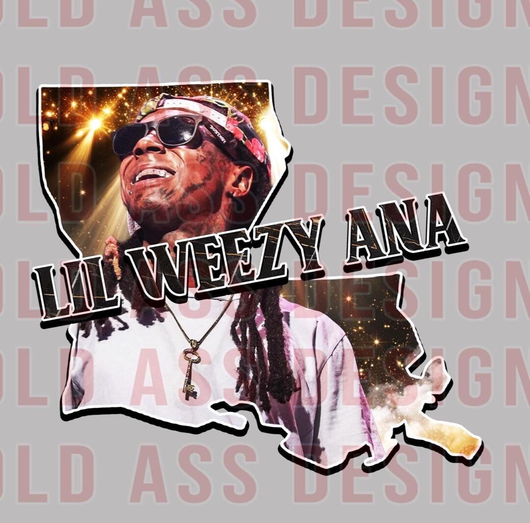 LIL WEEZY ANA Ready to Print Png for Dtf Dtg Sublimation Canvas Prints ...