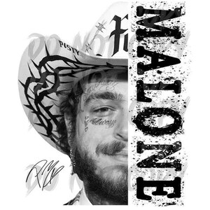 POSTY Malone Post Png Dtf Dtg Canvas Sublimation - Etsy