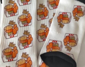 Chicken Nugget Socks - Etsy