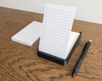 Analog 3D Printed Note Pad Index Cards Holder Motivational - Etsy