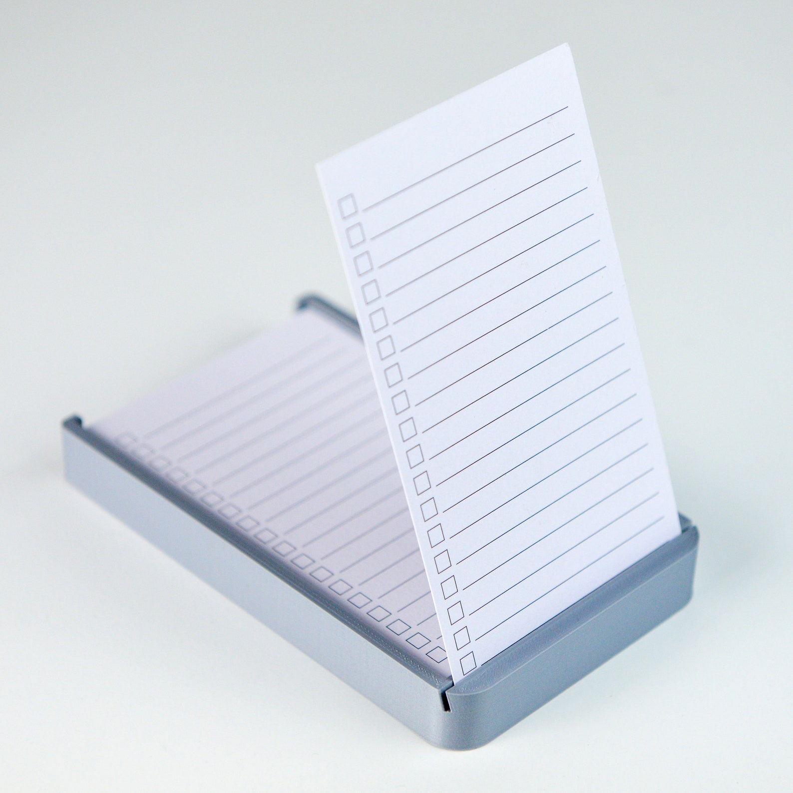 Analog 3D Printed Note Pad Index Cards Holder Motivational Phrase 3x5 ...