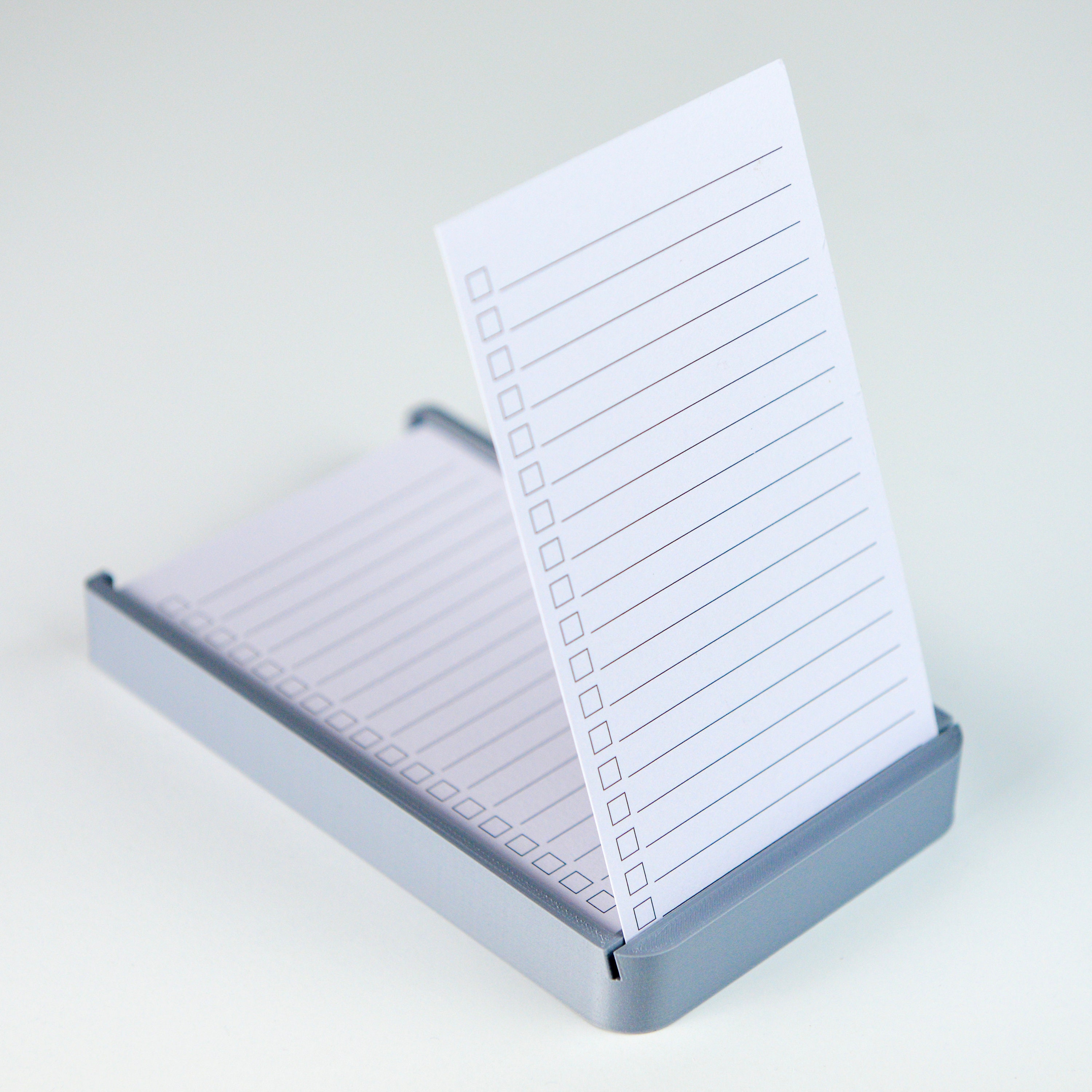 Analog 3D Printed Note Pad Index Cards Holder Motivational Phrase 3x5 ...