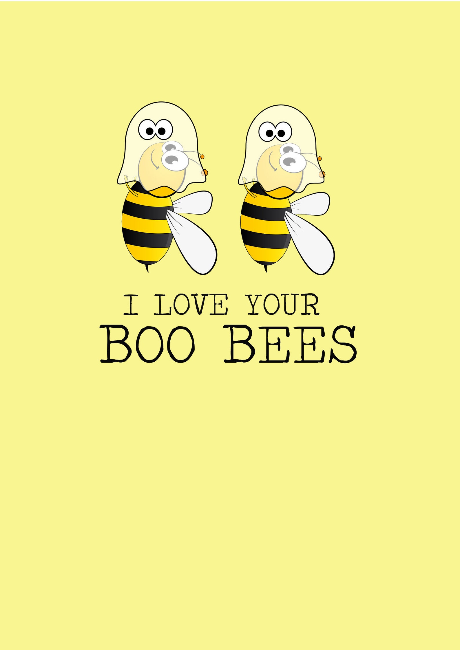 I Love Your Boo Bees Greeting Card - Etsy