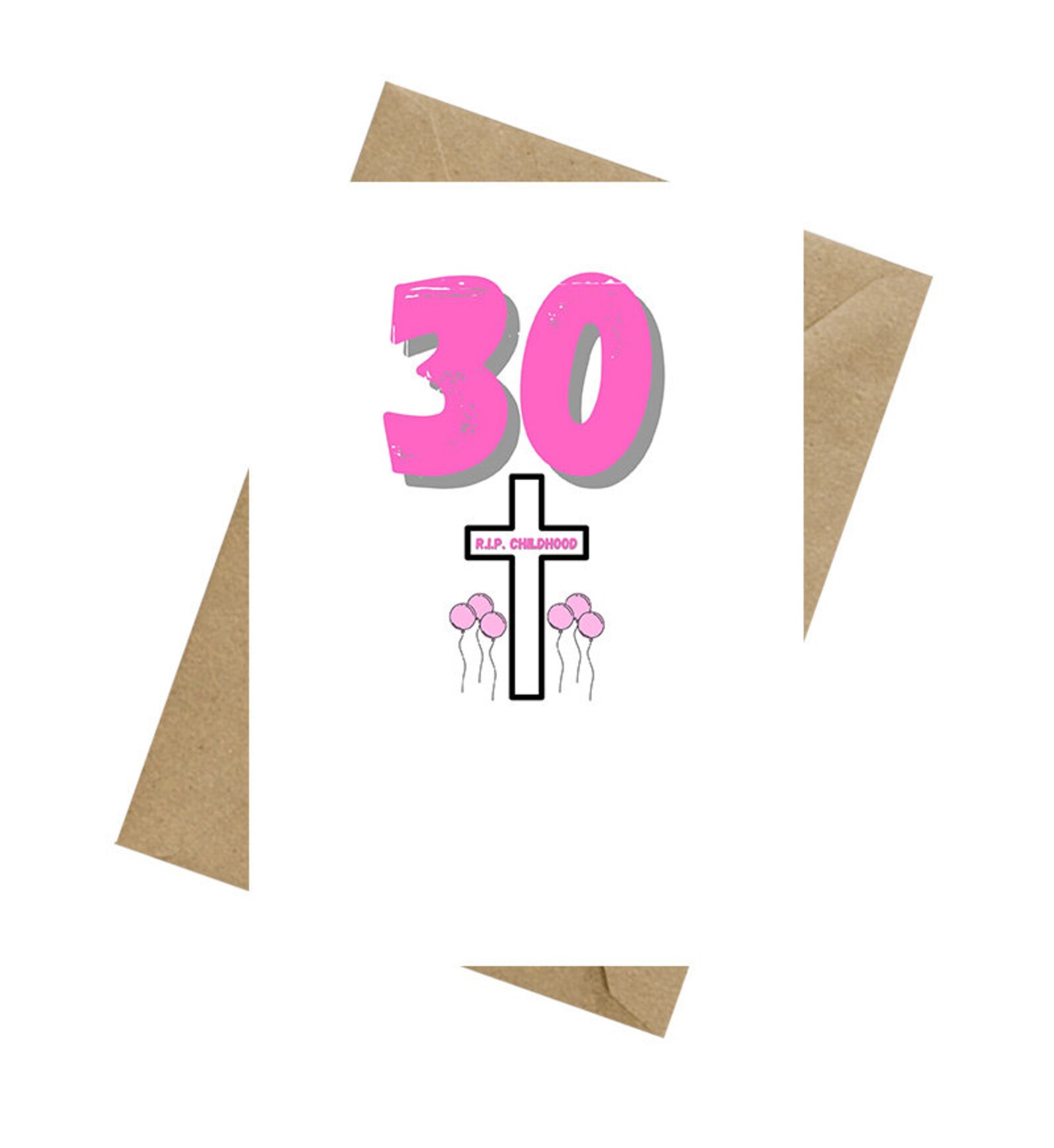 30 RIP Childhood Birthday Greeting Card | Etsy