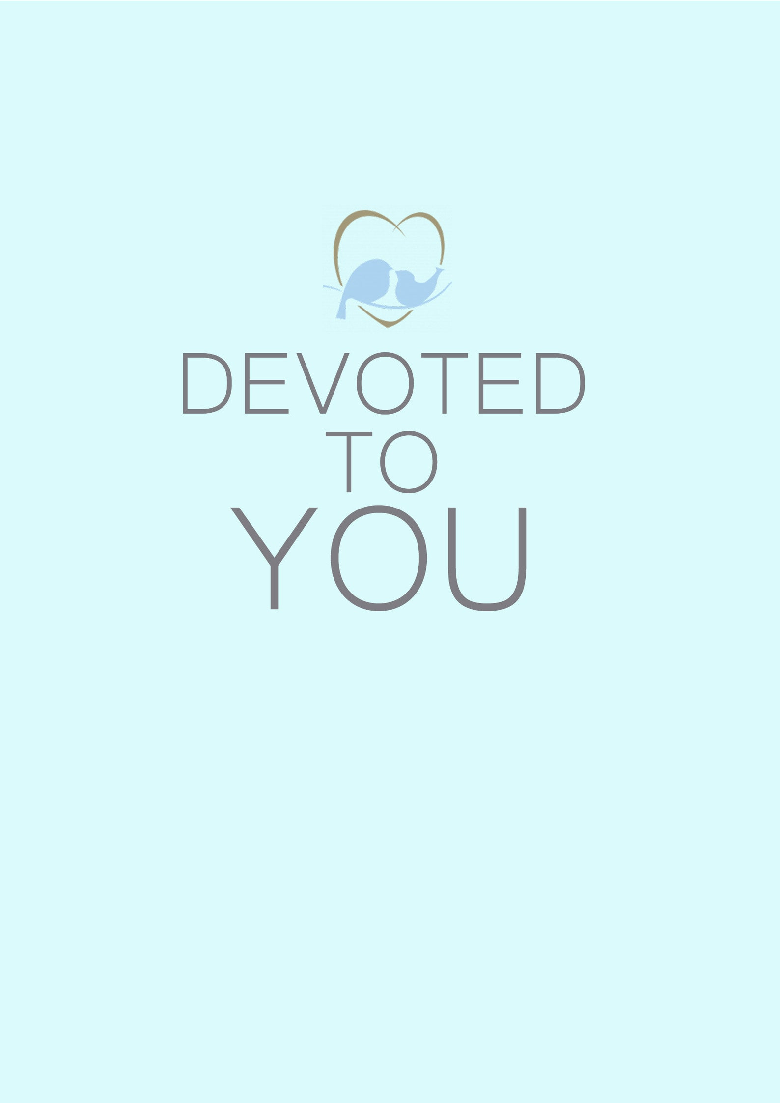 Devoted to You Greeting Card - Etsy