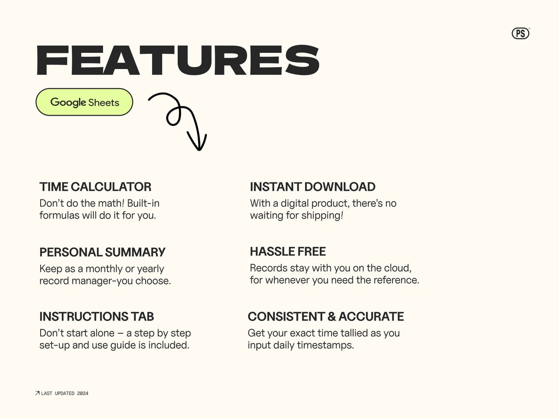 Basic Time Keeper for Google Sheets | Timesheet Template for ...