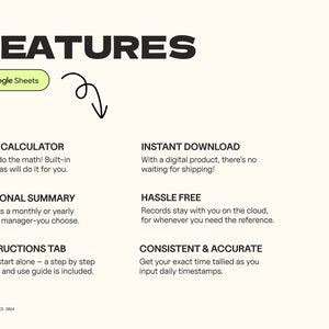 Basic Time Keeper for Google Sheets | Timesheet Template for ...