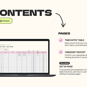 Basic Time Keeper for Google Sheets | Timesheet Template for ...