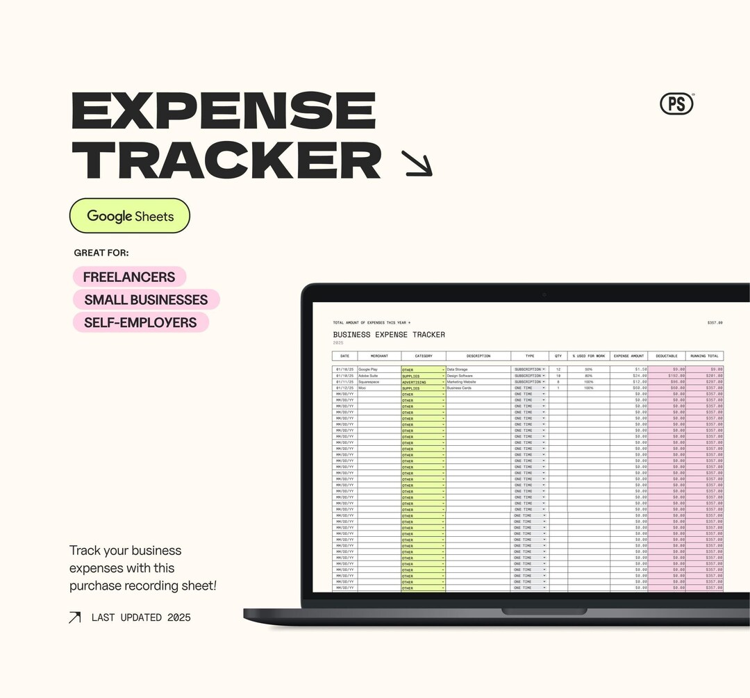 Simple Business Expense Tracker for Freelancers & Small Businesses ...