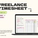 Basic Time Keeper for Google Sheets | Timesheet Template for ...