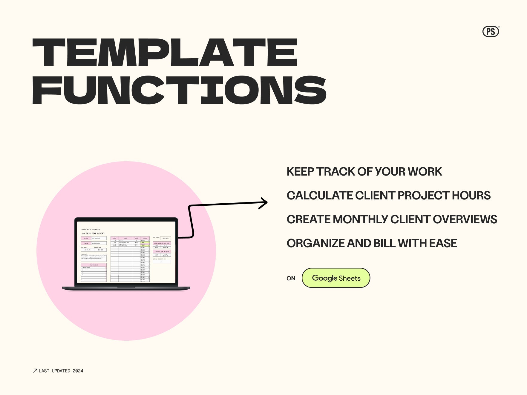 Basic Time Keeper for Google Sheets | Timesheet Template for ...