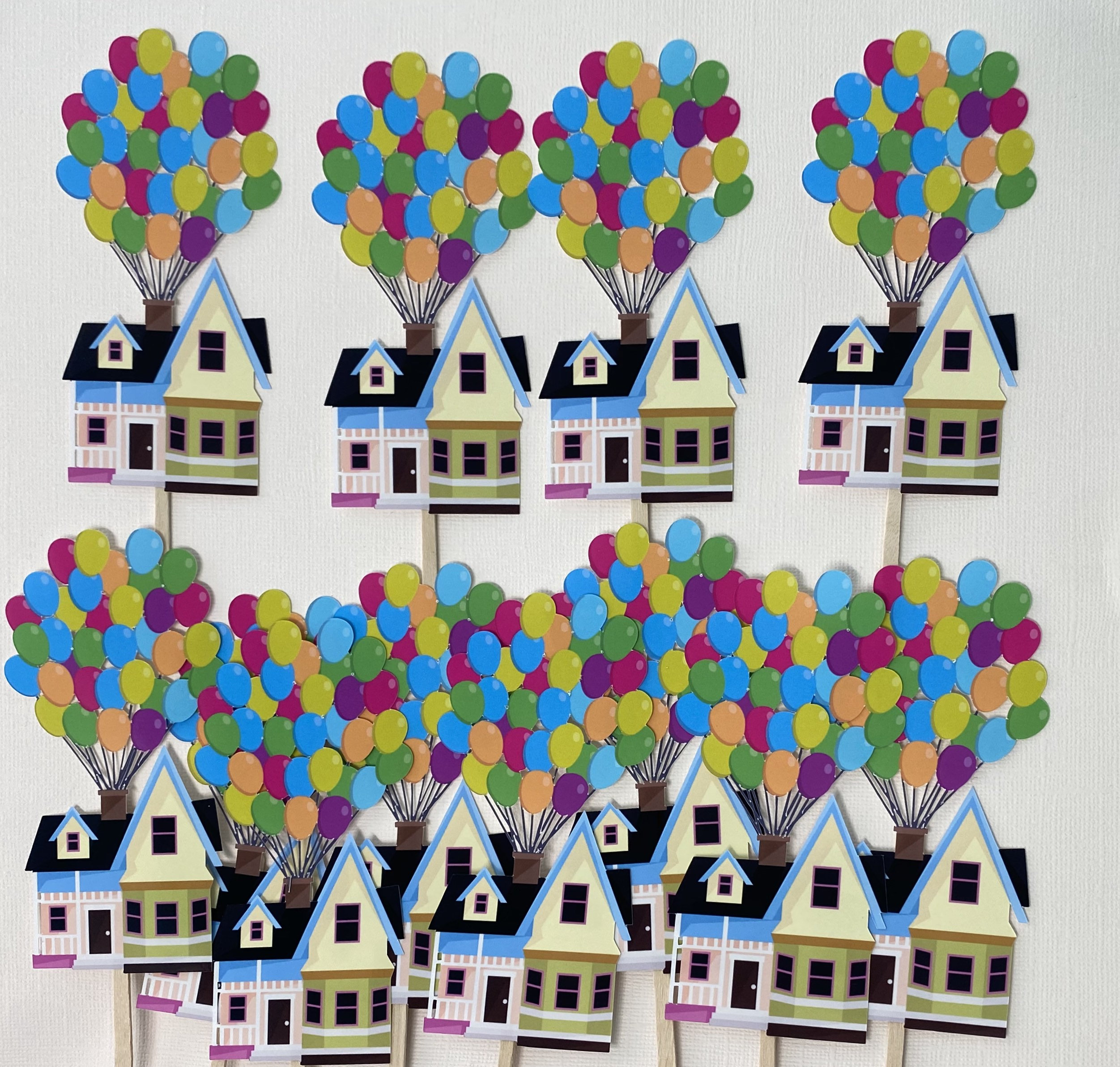 Up Cupcake Toppers - Etsy