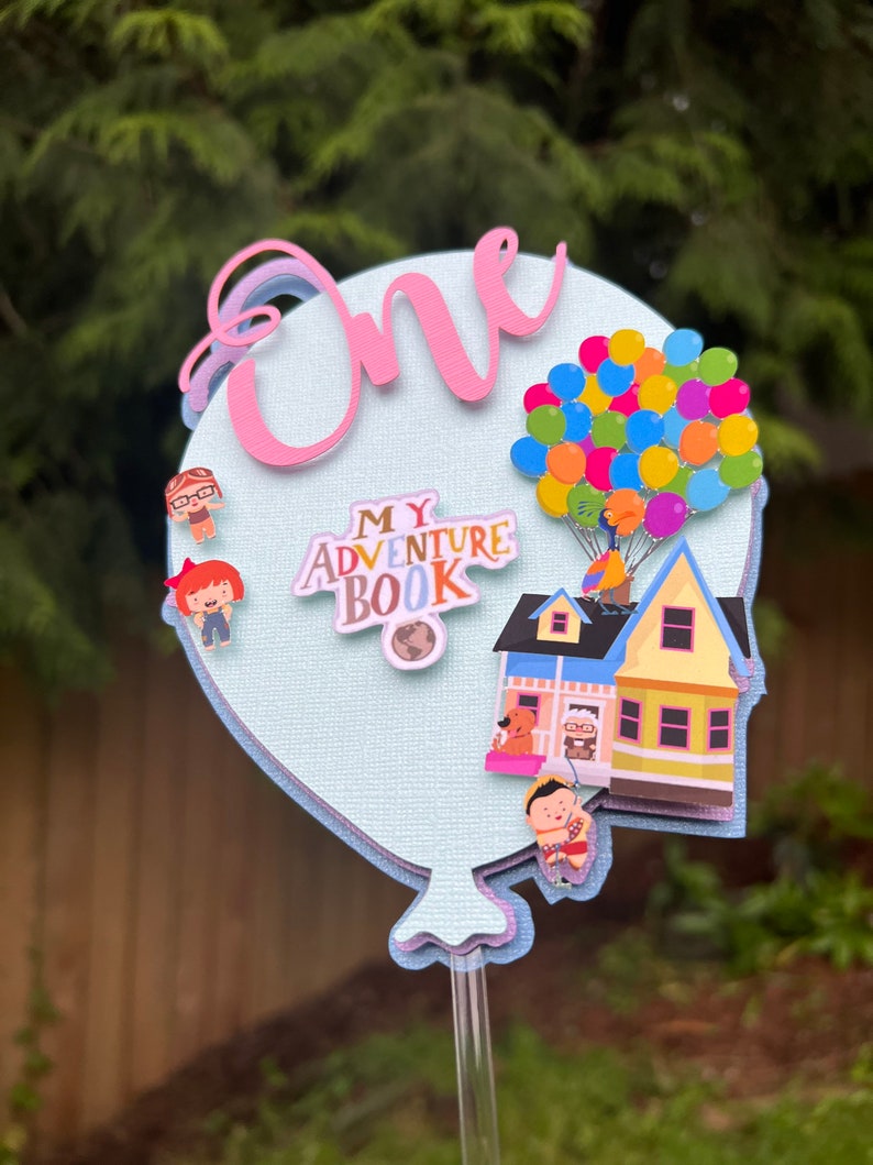 Up Cupcake Toppers - Etsy