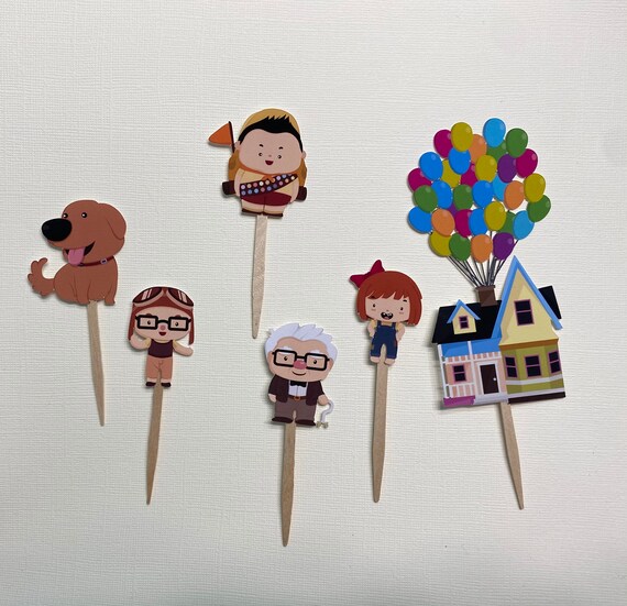 Up cupcake toppers | Etsy