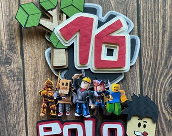 Roblox Cake Topper - Etsy